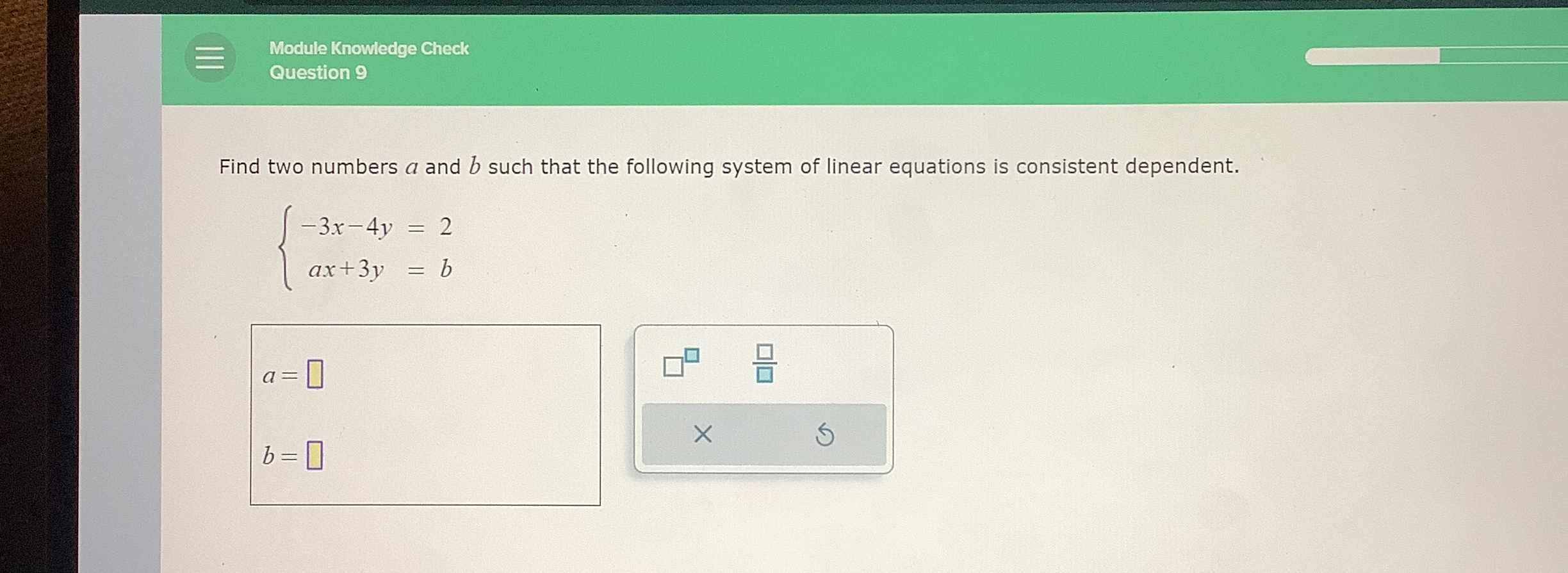 Solved Module Knowledge CheakQuestion 9Find two numbers a | Chegg.com