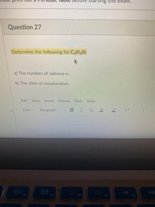 Solved ung this exam. Question 27 Determine the following | Chegg.com