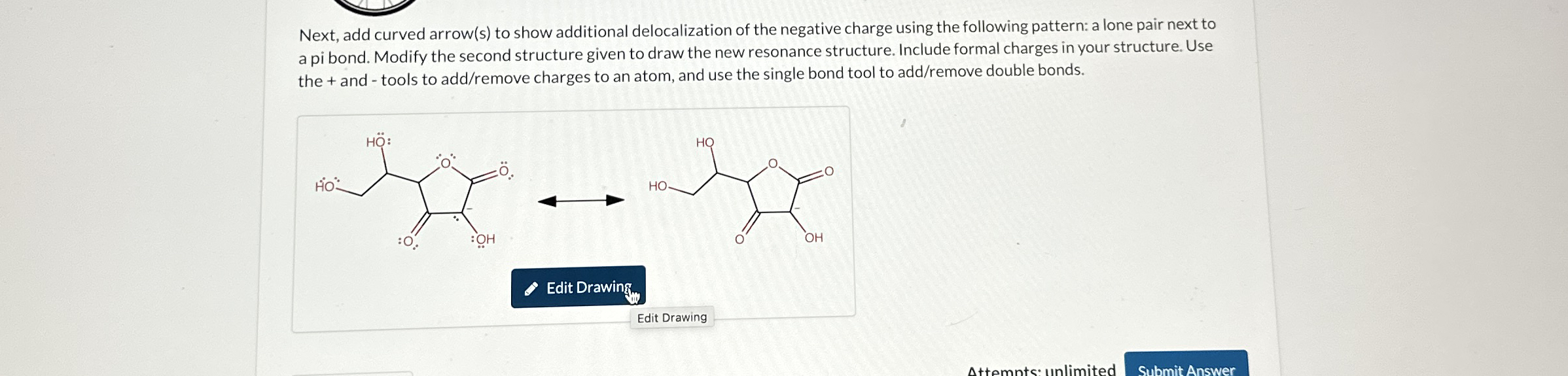 Solved Next, add curved arrow(s) ﻿to show additional | Chegg.com