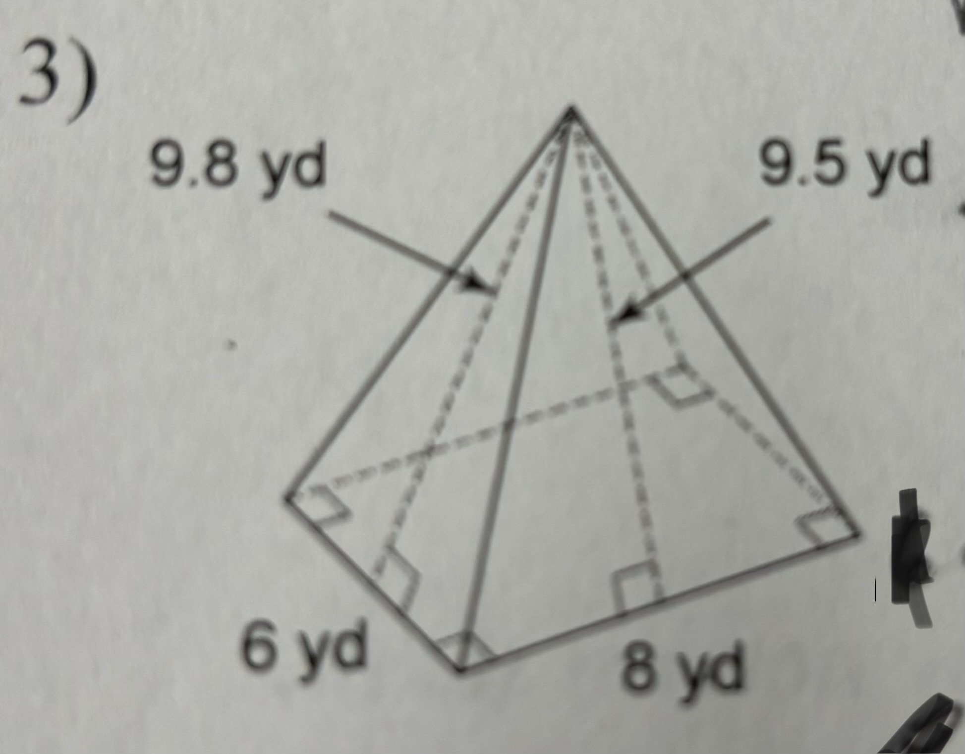 Solved Find the lateral and surface area of the figure. | Chegg.com