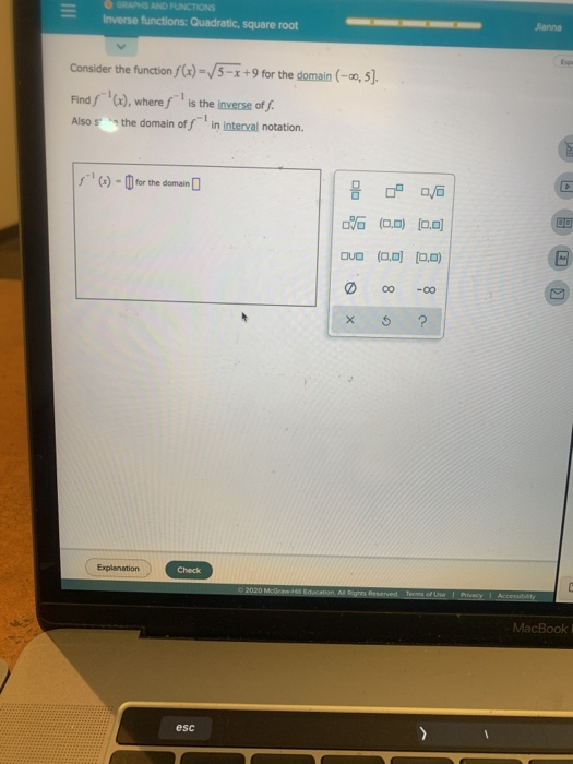 Solved Is And Functions Inverse Functions Quadratic Square