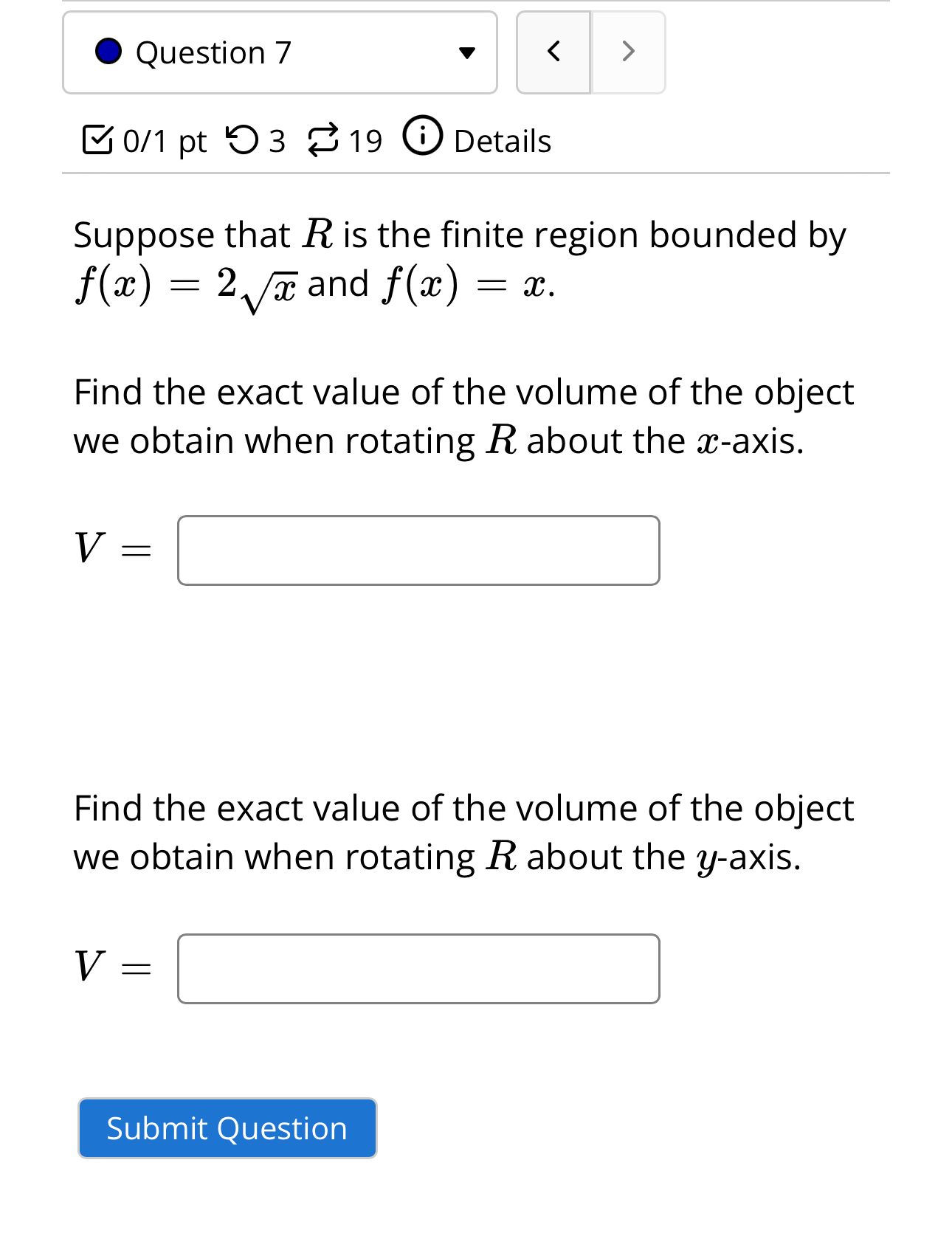 Solved 01pt3⇄19(i)DetailsSuppose that R ﻿is the finite | Chegg.com