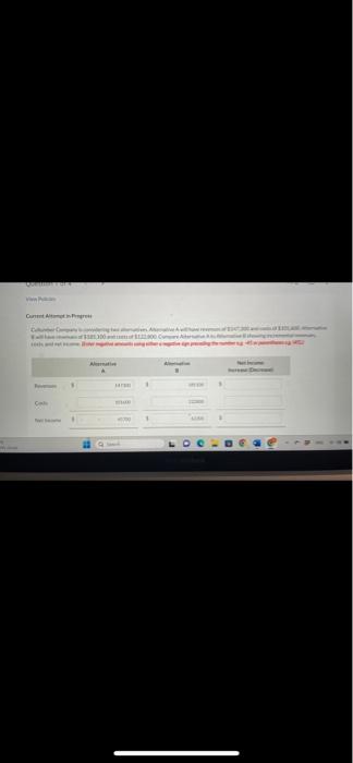 Solved PC rtly cloudy Question o1 4 View Policies Current | Chegg.com