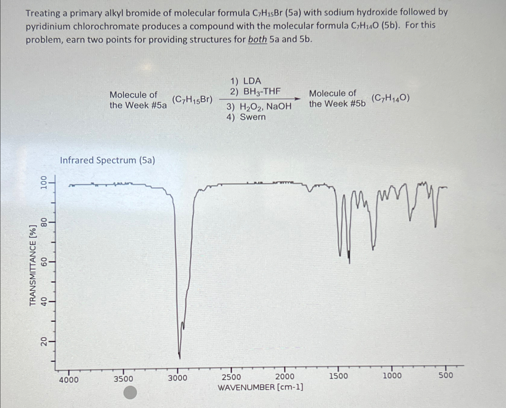 Solved Treating a primary alkyl bromide of molecular formula | Chegg.com