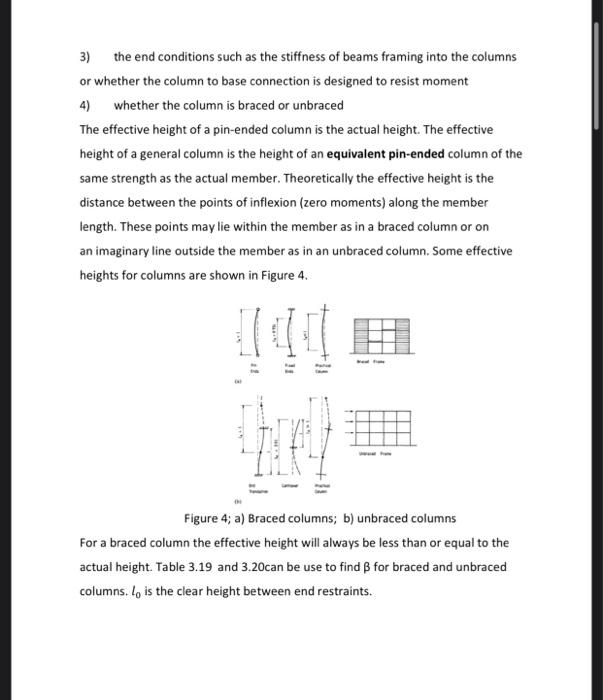 Solved 2) A short braced reinforced concrete column supports | Chegg.com