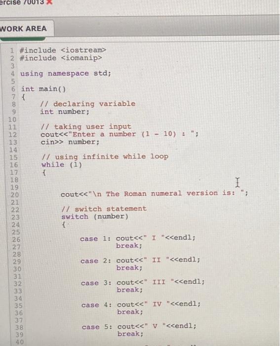 Solved 4.2: Roman Numeral Converter Write a program that | Chegg.com