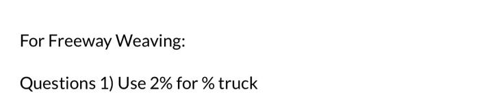 eewav Weaving 1. A major weaving segment on an urban | Chegg.com