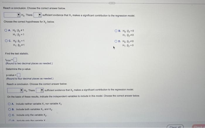 Solved b. At the 0.05 kevol of signitcance, determine | Chegg.com