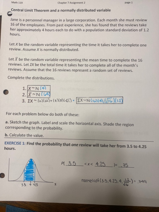 Solved Math 119 Chapter 7 Assignment 2 EXERCISE 2 Find the | Chegg.com