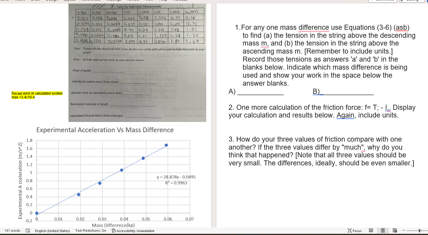 I neef help filling up the blanks and with the 3 | Chegg.com