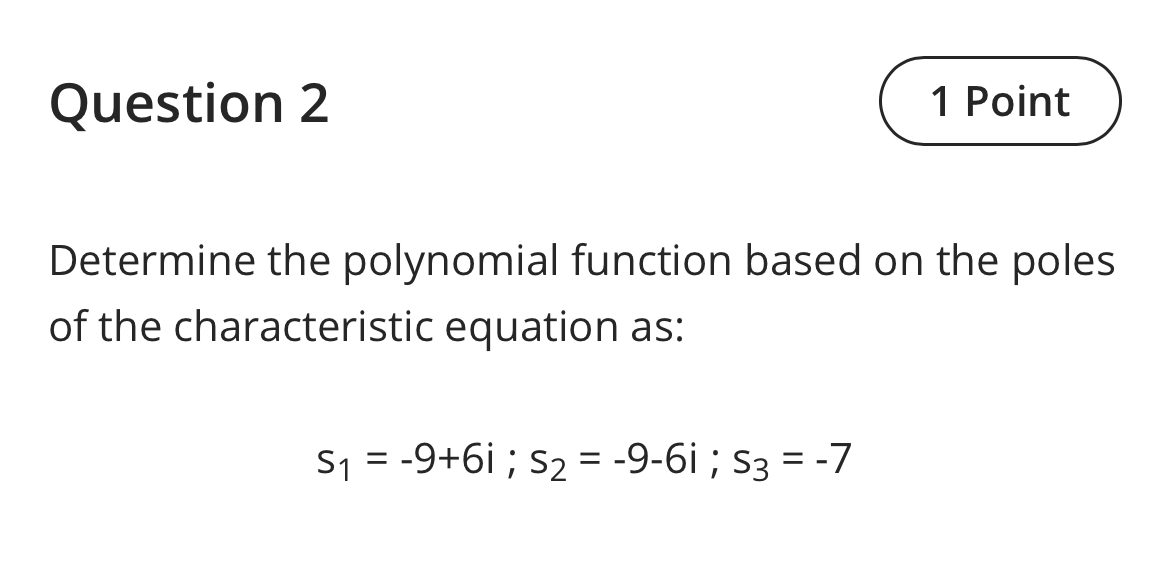 Solved Using matlabDetermine the polynomial function based | Chegg.com