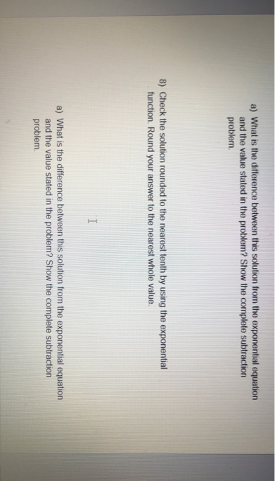 Solved For the problem situation, answer the following | Chegg.com