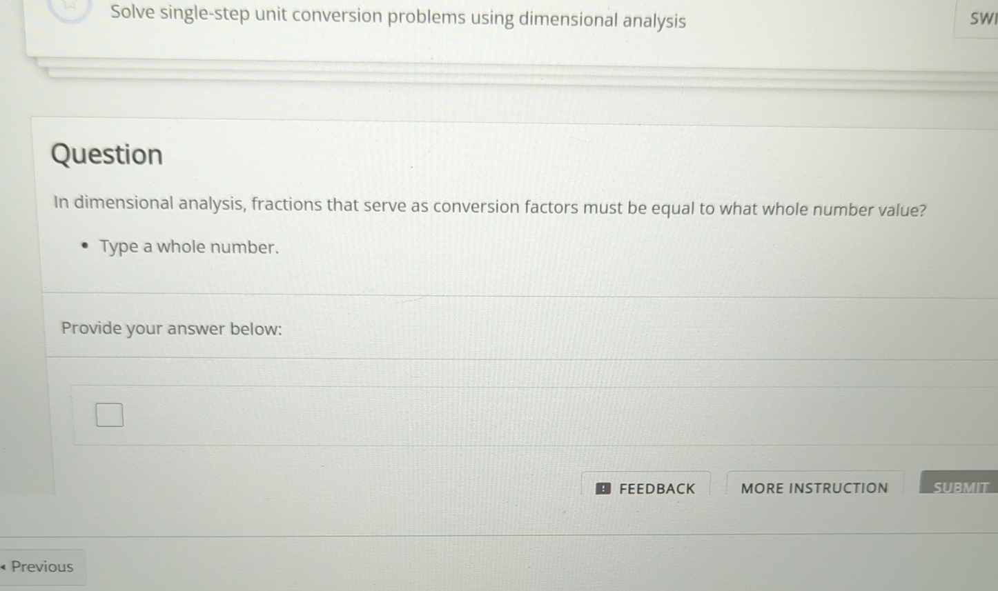 Solved Solve single-step unit conversion problems using | Chegg.com