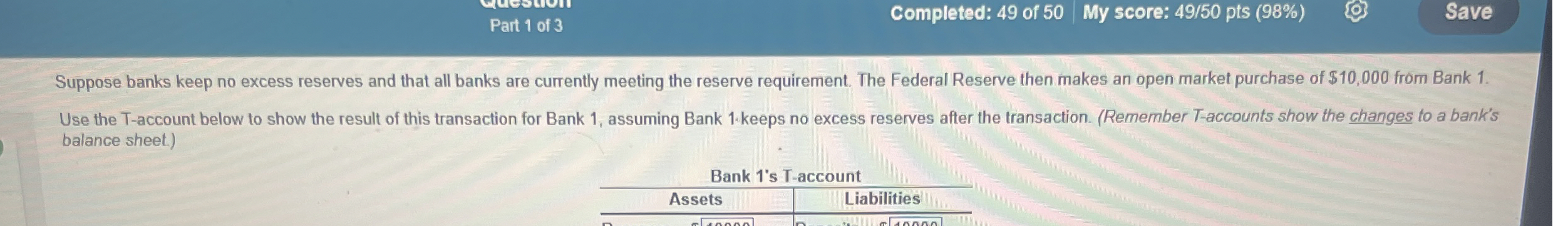 Solved Completed: 49 ﻿of 50 | ﻿My score: 49/50 ﻿pts | Chegg.com