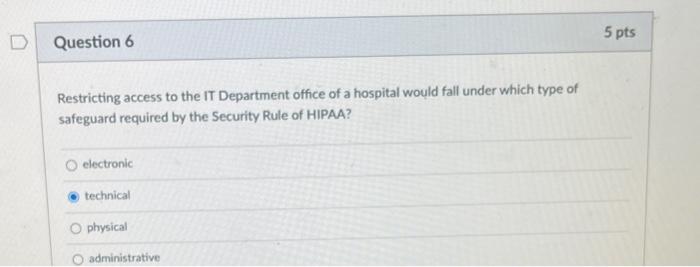 Solved Restricting access to the IT Department office of a | Chegg.com