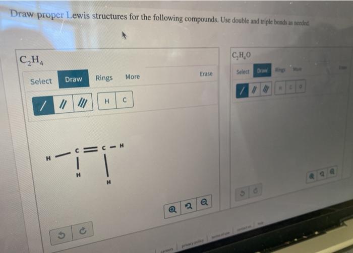 Solved Draw proper Lewis structures for the following | Chegg.com