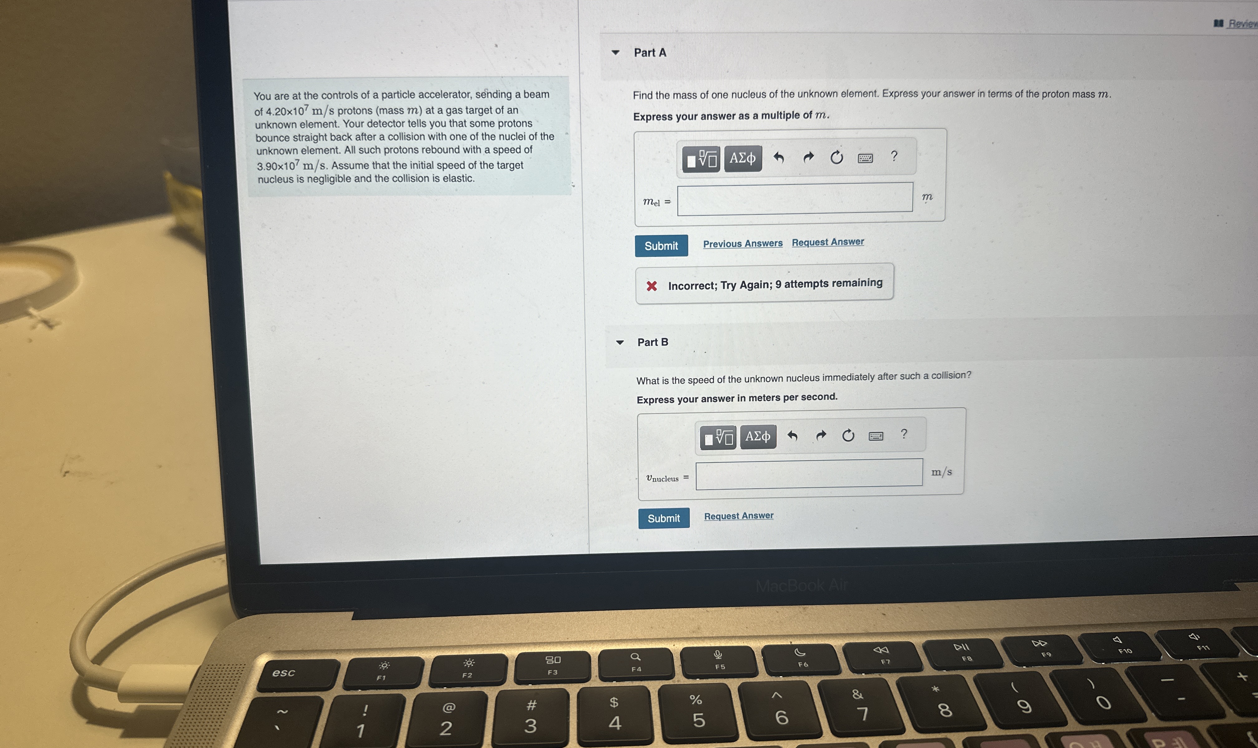 Solved You are at the controls of a particle accelerator, | Chegg.com