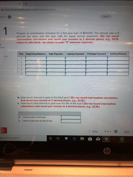 Solved: Newconnect.mheducation.com/flow/connecthtml W6. Pr... | Chegg.com