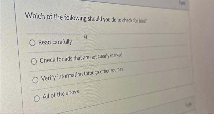 Which of the following should you do to check for | Chegg.com