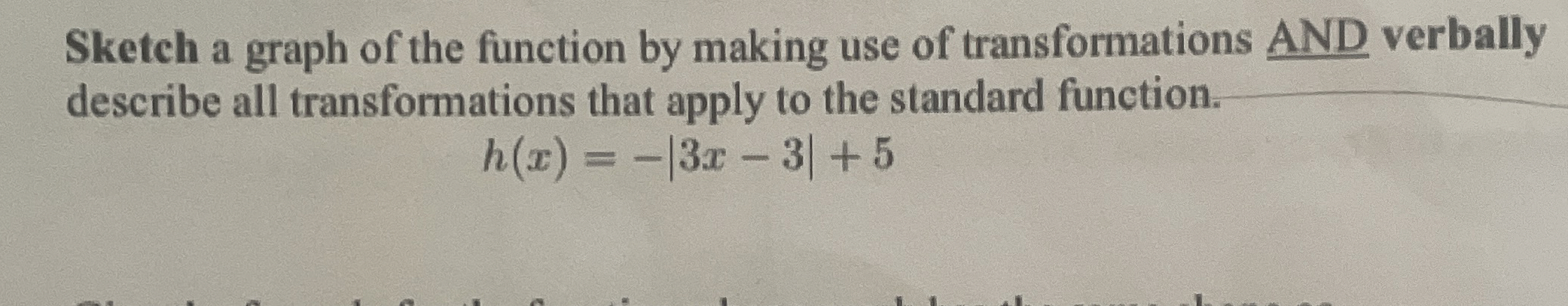 Solved Sketch a graph of the function by making use of | Chegg.com