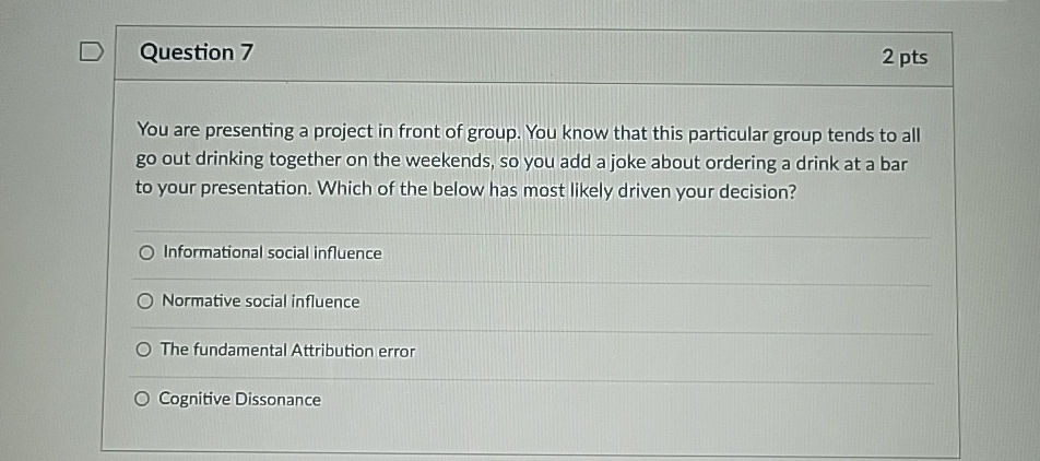 Solved Question 72 ﻿ptsYou are presenting a project in front | Chegg.com