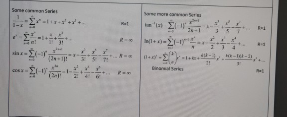 Solved 5b. Find the Radius of Convergence 5a. Find the | Chegg.com