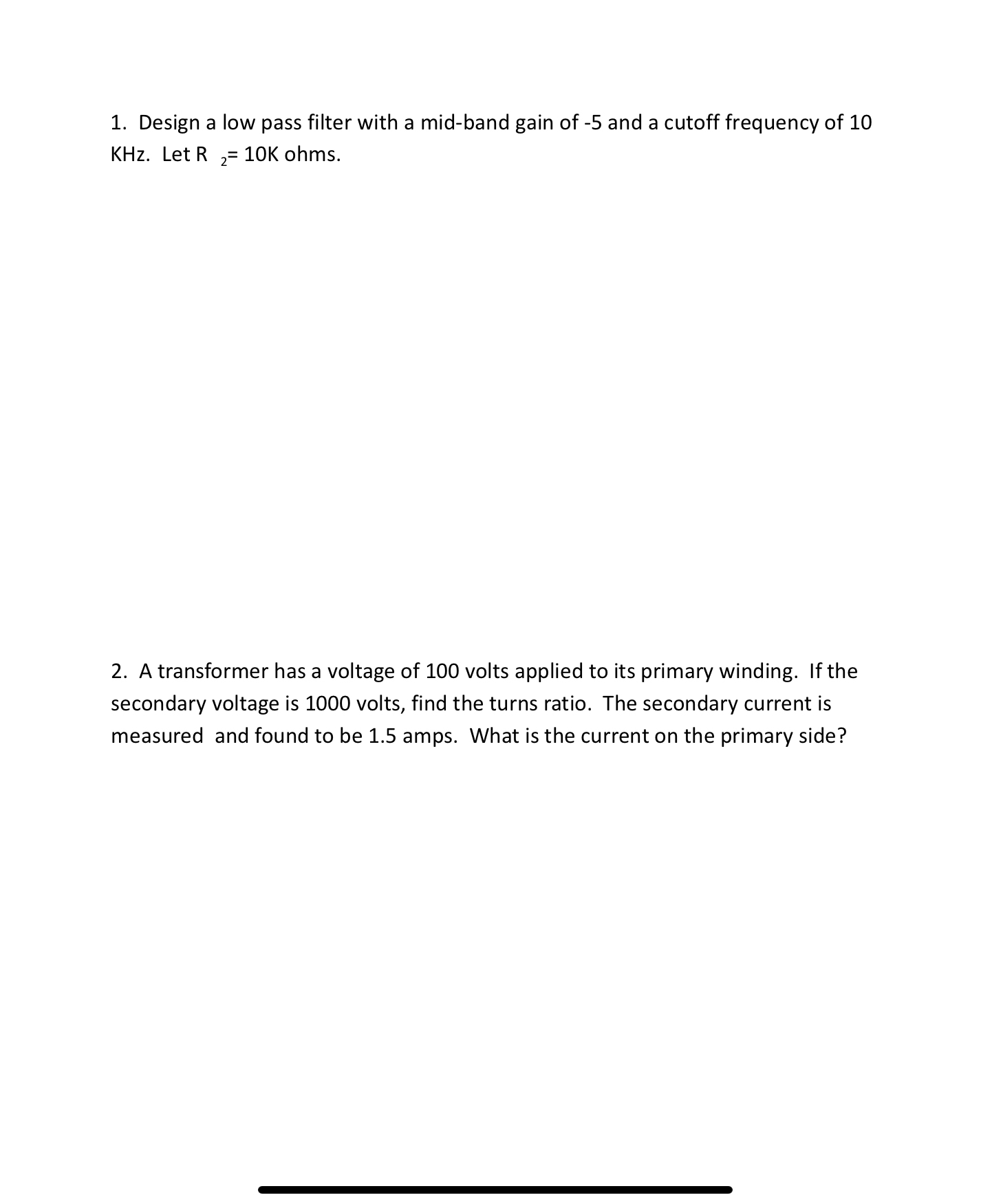 Solved PLEASE ONLY ANSWER IF YOU CAN ALSO DRAW DIAGRAMS:1. | Chegg.com