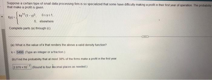Solved Suppose a certain type of small data processing firm | Chegg.com