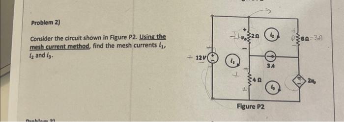 Solved Consider the circuit shown in Figure P2. Using the | Chegg.com