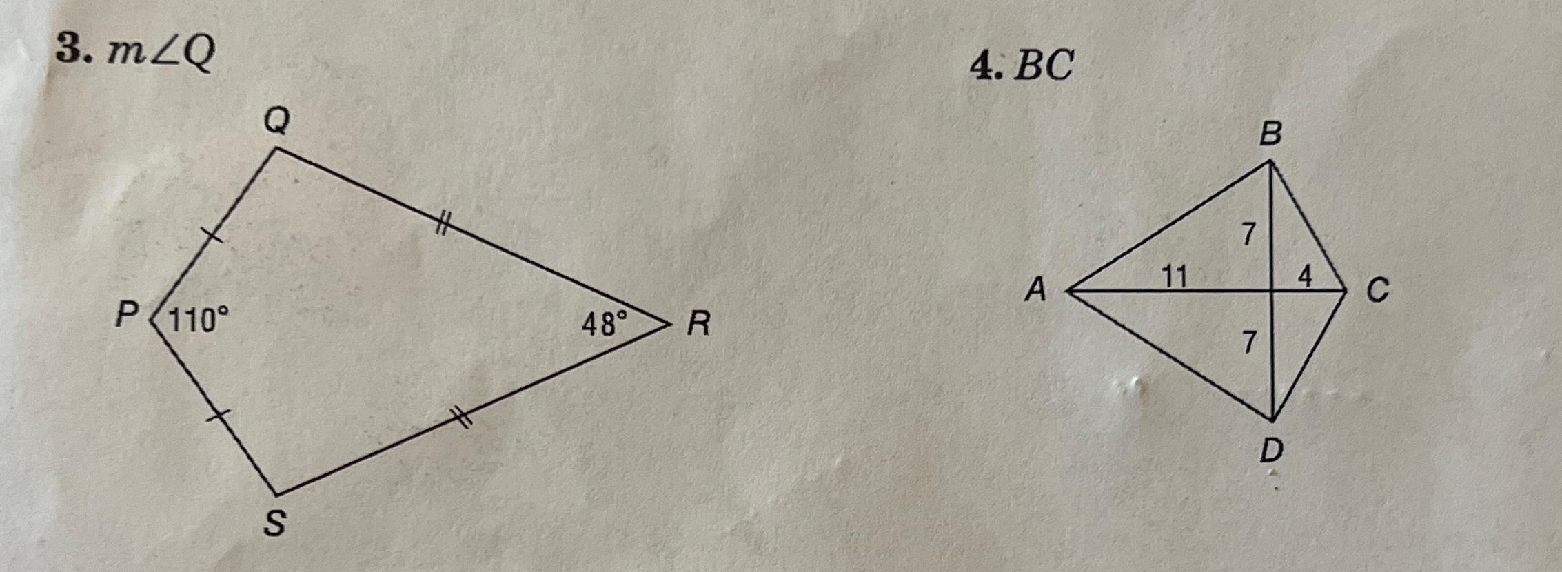 Solved find each measure.3. ﻿ M | Chegg.com