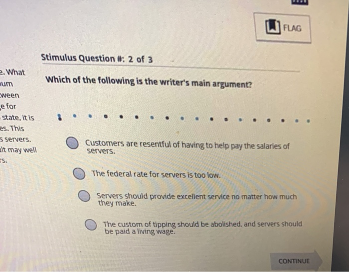Solved Read the following passage. Then, answer the | Chegg.com