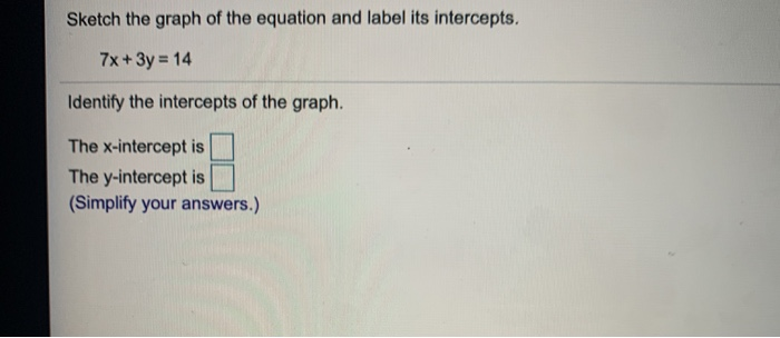 Solved Sketch the graph of the equation and label its | Chegg.com