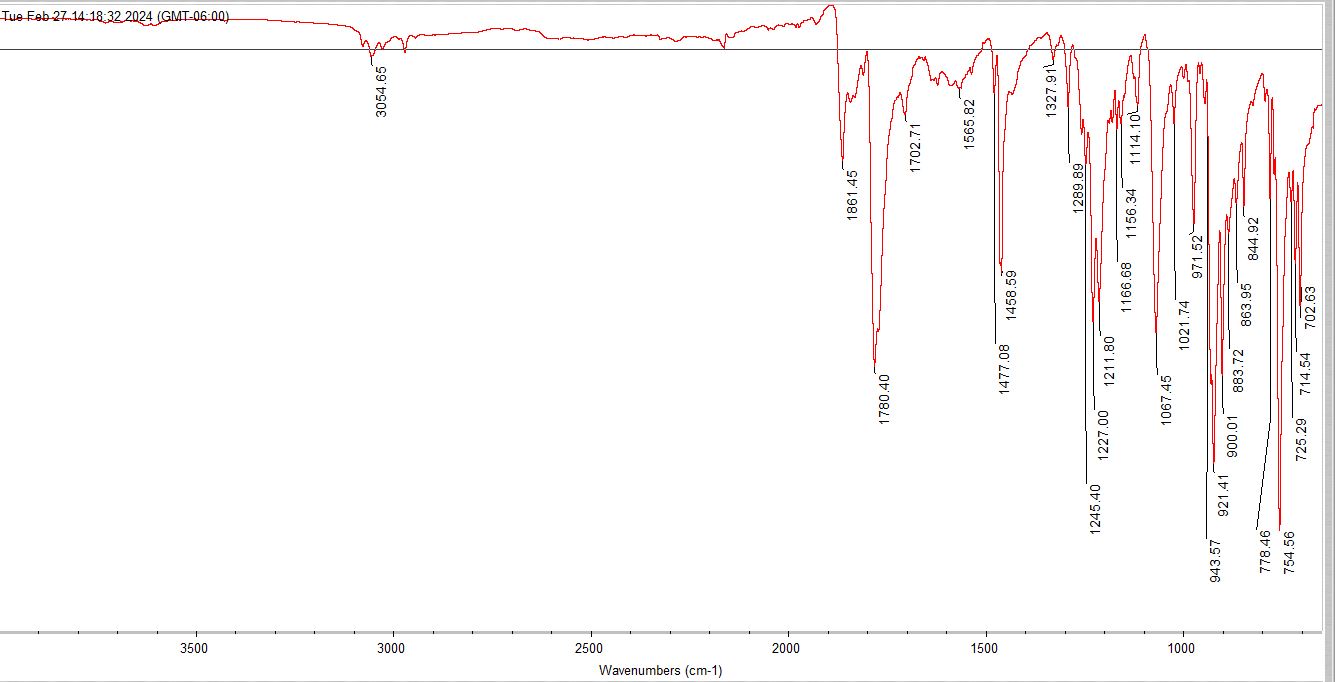 Solved I performed a Diels Alder Reaction using Anthracene | Chegg.com
