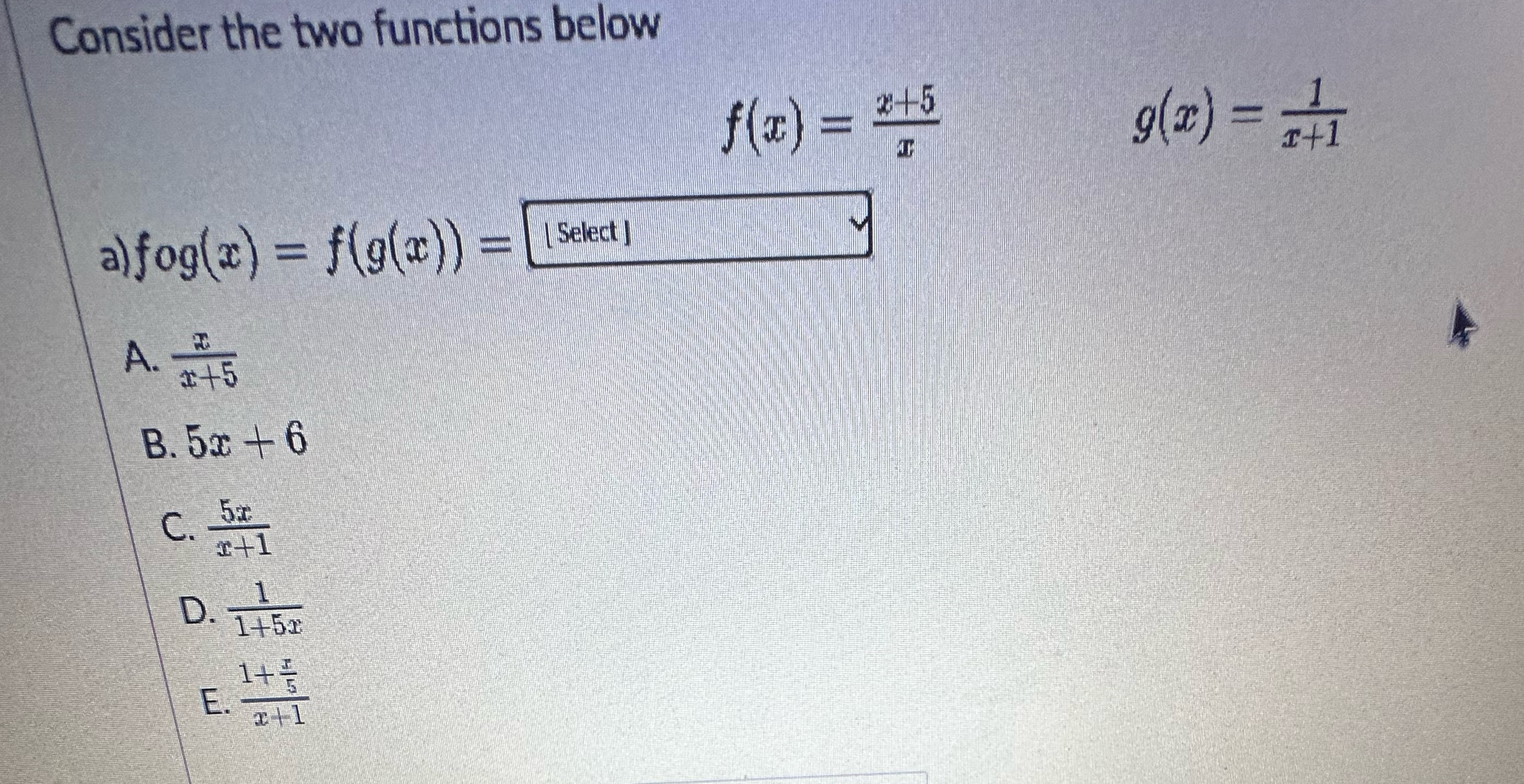 Solved Consider the two functions | Chegg.com