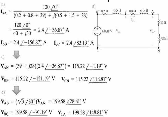 Solved a) Calculate the average power per phase delivered to | Chegg.com