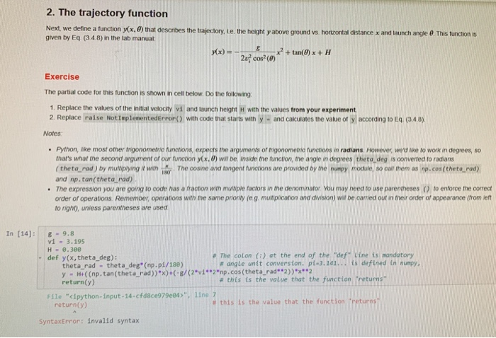 I am getting a syntax error for this code. the | Chegg.com