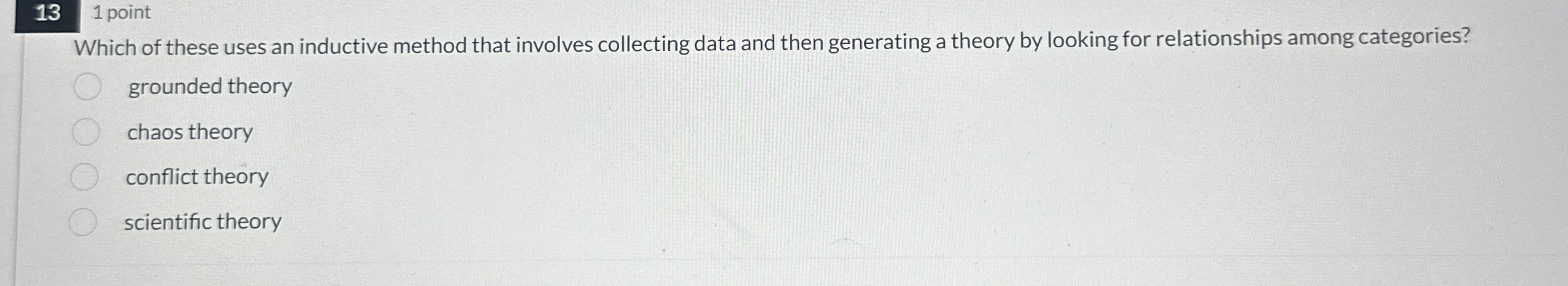Solved 131 ﻿pointWhich of these uses an inductive method | Chegg.com