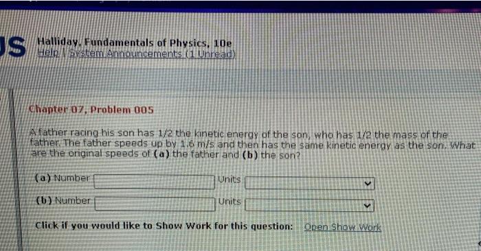 Solved s Halliday. Fundamentals of Physics, 10e Helg/stem | Chegg.com