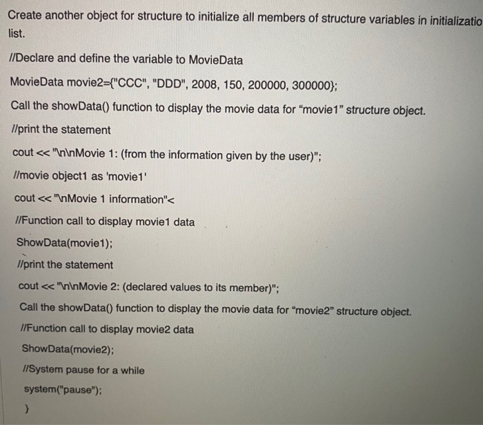 Solved Instructions for student: 1. Change the program to | Chegg.com