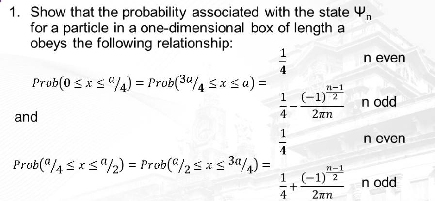 Show that the probability associated with the state | Chegg.com
