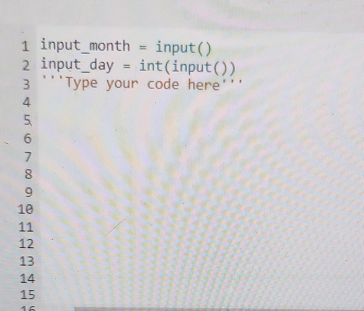 Solved Answer the question below. Write a program that | Chegg.com