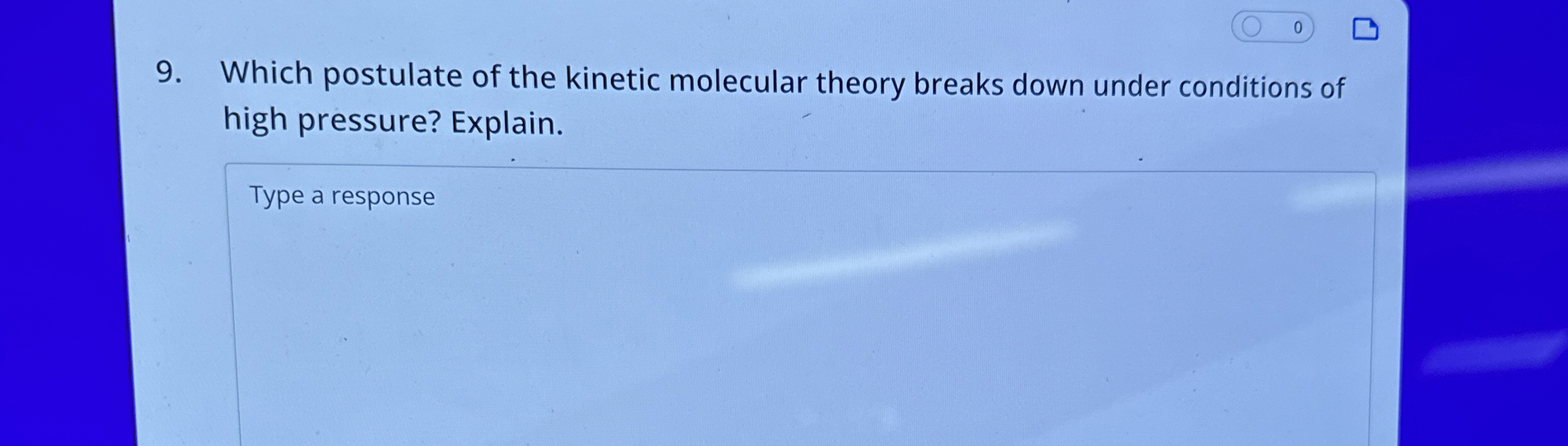 Solved Which postulate of the kinetic molecular theory | Chegg.com
