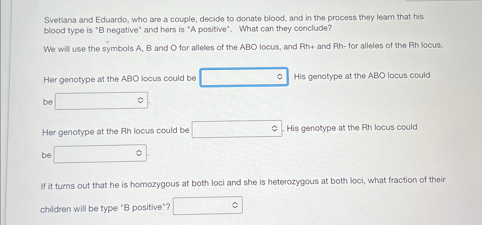 Solved Svetlana and Eduardo, who are a couple, decide to | Chegg.com