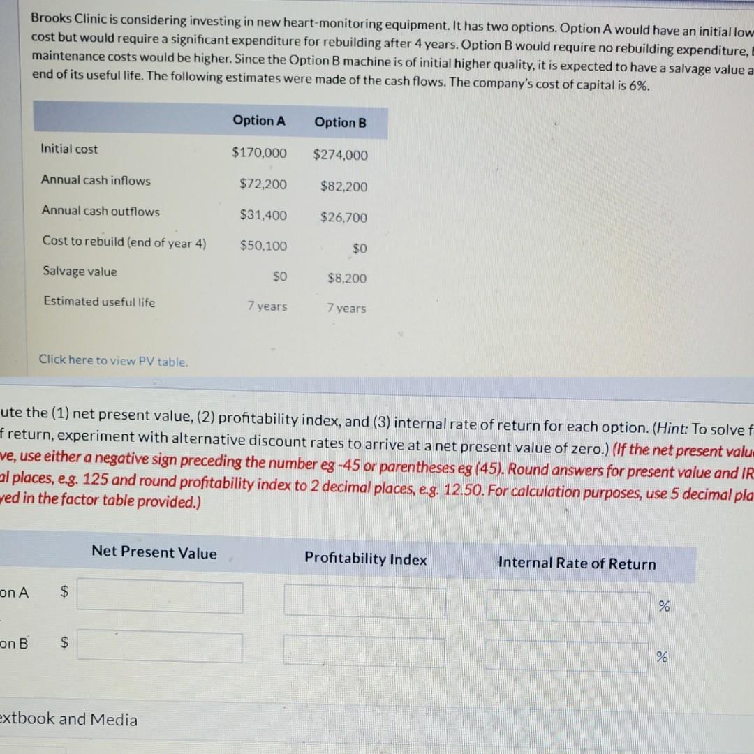Solved compute net present value, profitability index. and | Chegg.com Solved compute net present value, profitability index. and | Chegg.com