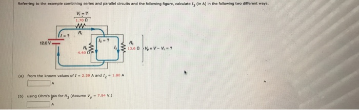 Solved Referring to the example combining series and | Chegg.com