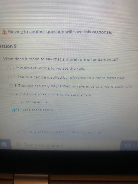 Solved what does it mean to say that a moral rule is | Chegg.com