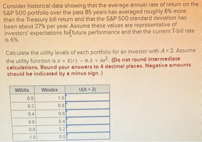 Solved Consider historical data showing that the average | Chegg.com