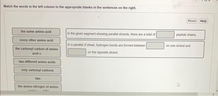 Solved Part E - Exploring parallel β sheet structure and | Chegg.com