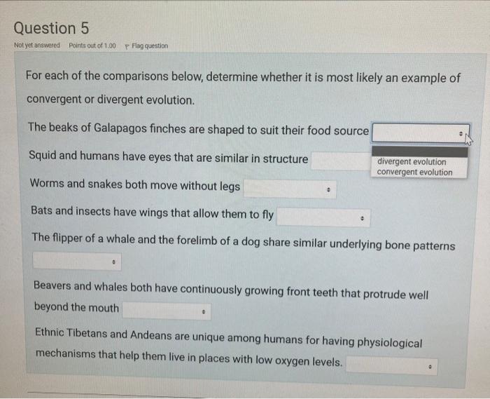 Solved For each of the comparisons below, determine whether | Chegg.com