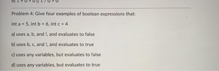 Solved Problem 2: In Java, && and || are short circuit | Chegg.com